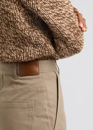 Moncler Wide-leg Stretch-cotton Trousers