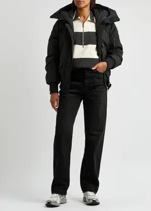 Canada Goose Chilliwack Hooded Shell Bomber Jacket - Black