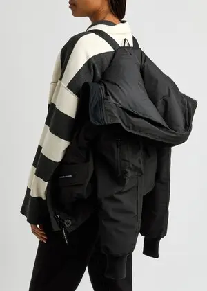 Canada Goose Chilliwack Hooded Shell Bomber Jacket - Black