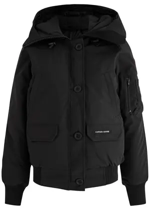 Canada Goose Chilliwack Hooded Bomber Jacket Black