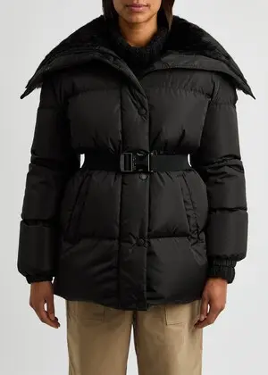 Moncler Brasseurs Quilted Shell Jacket