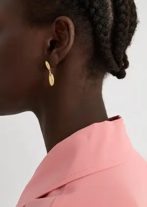OTIUMBERG Pebble 14kt Vermeil Drop Earrings - Gold
