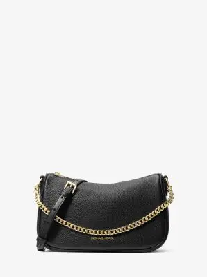 Michael Kors Carmela Medium Pebbled Leather Convertible Crossbody Bag