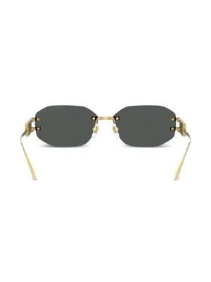 Versace Rimless Sunglasses