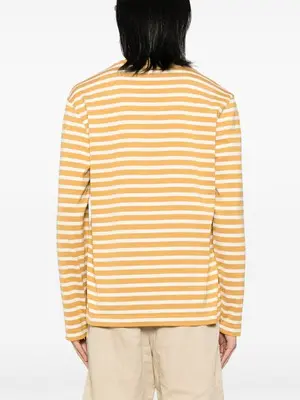 Maison Kitsuné Bold Fox Head Patch Regular Marin T-shirt - Yellow