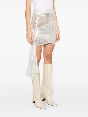 Coperni Knotted Mini Skirt