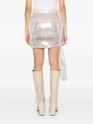 Coperni Knotted Mini Skirt