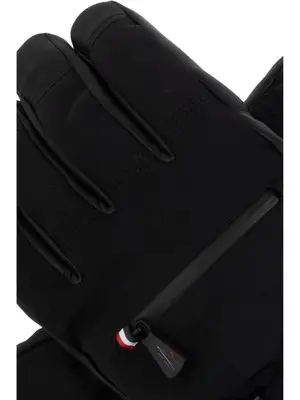 Moncler Padded Gloves - Black