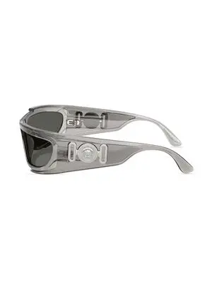 Versace Wraparound-frame Sunglasses