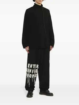 Yohji Yamamoto Embroidered Trousers