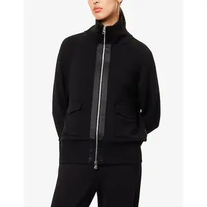 Varley Roxbury Sateen-trimmed Jacket - Black