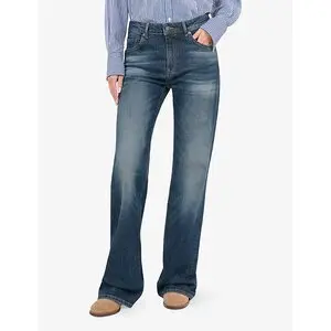The Kooples Flared-leg Low-rise Jeans