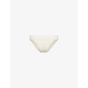 Calvin Klein Attraction Lace-waistband Stretch-woven Briefs - Ivory