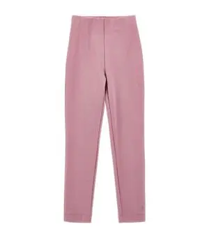 Monnalisa Rhinestone-monogram Leggings