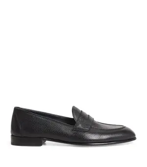 Brioni Textured Loafers For Men