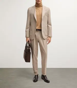 BOSS Cashmere Rollneck Sweater - Beige