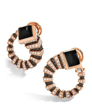 MARLI NEW YORK Cleo Jazz Diamond Earrings - Rose Gold