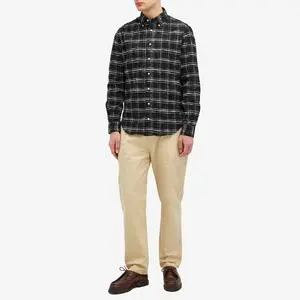 Gitman Bros Button Down Slub Twill Check Shirt