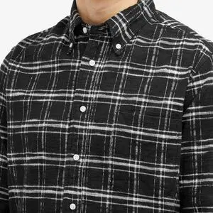 Gitman Bros Button Down Slub Twill Check Shirt
