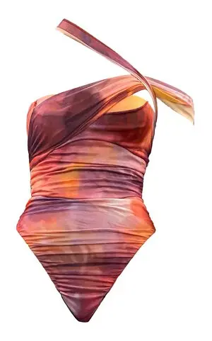 ANDREA IYAMAH Tika Draped One-piece Swimsuit