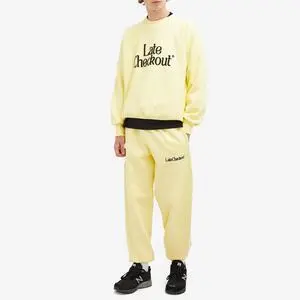 LATE CHECKOUT Lc Logo Sweat Pants