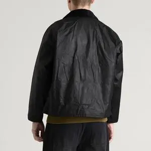 Barbour Os Transport Wax Jacket - Black