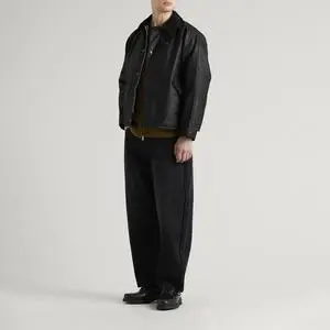 Barbour Os Transport Wax Jacket - Black