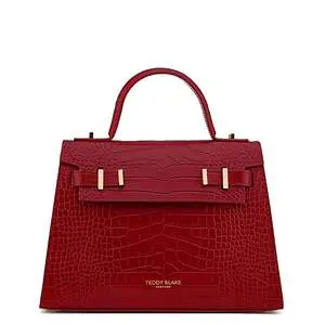 TEDDY BLAKE Teddy Blake Ava Croco Handbag - Pink
