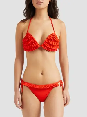 Vilebrequin Ruffled Padded Bikini Top