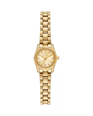 Michael Kors Lexington Three Hand Stainless Steel Watch - Gold