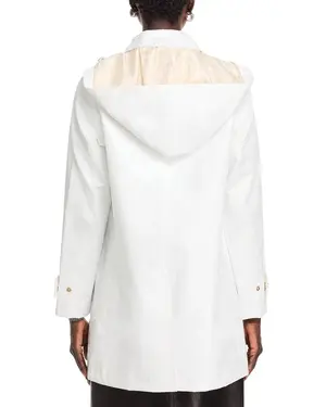 Jane Post Iconic Princess Rain Slicker Coat - White