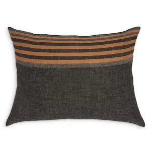 POM POM AT HOME Bruno Big Pillow, 28 X 36 Charcoal