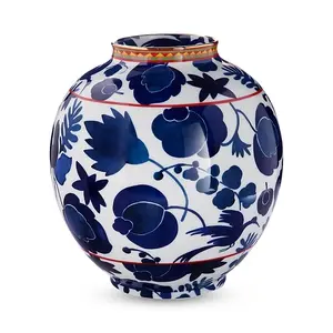 La DoubleJ Bubble Vase Wildbird Blue