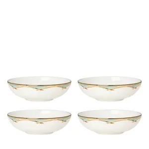 LENOX Colonial Bamboo Fruit Bowl, Set Of 4 - White