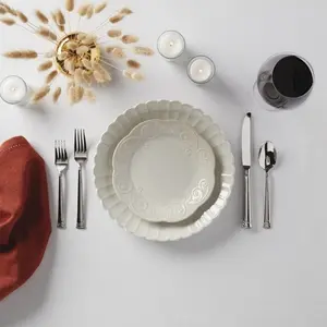 LENOX French Perle Dinner Plate, Set Of 4