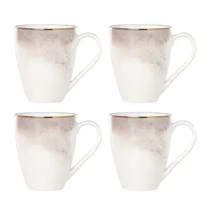 LENOX Salaria Mug, Set Of 4 - White