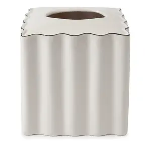 KASSATEX Le Marais Tissue Holder - White/ Black
