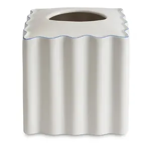 KASSATEX Le Marais Tissue Holder White/ Blue