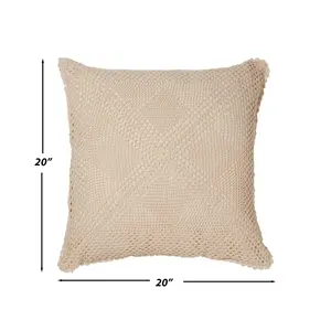 ROSELLI Amelia Crocheted Pillow