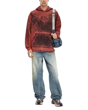 DIESEL® S-baxt Double Dyed Hoodie