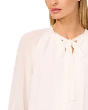 CECE DUPRAZ Tie Neck Top