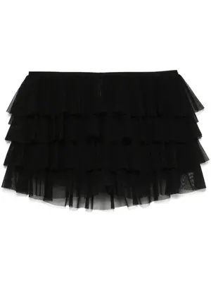 Norma Kamali Ruffled Skorts