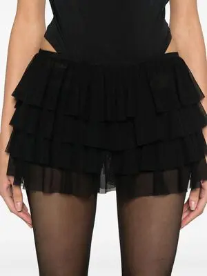 Norma Kamali Ruffled Skorts