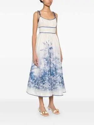 Zimmermann Wylie Picnic Midi Dress