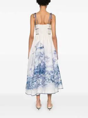 Zimmermann Wylie Picnic Midi Dress