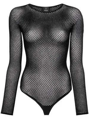 Wardrobe.NYC X Rhw Web Bodysuit - Black