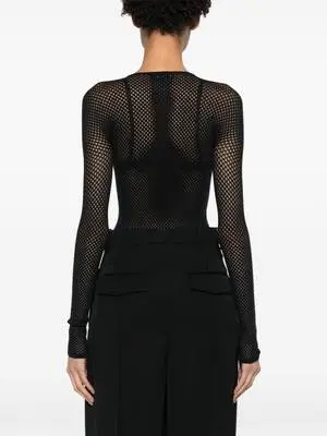 Wardrobe.NYC X Rhw Web Bodysuit - Black