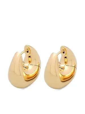 Tom Wood Medium Bao Hoop Earrings - Gold
