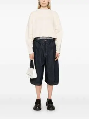 MAISON MARGIELA Embroidered Logo Sweatshirt - Neutrals