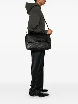 Balenciaga Medium Grungy Messenger Bag - Black | Editorialist